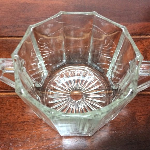 Jeannette Glass | Dining | Mayflower Clear Vintage Pressed Glass Open ...